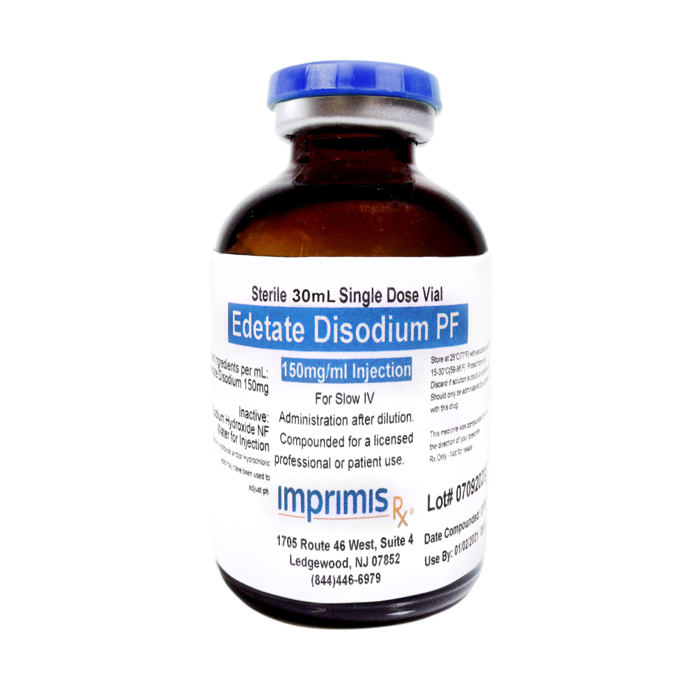 Edetate Disodium* PF 150mg/mL - ImprimisRx